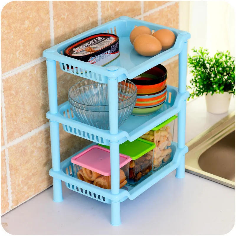 Multi layer Rack Basket for Kitchen Bathroom Living Room Sundries ...