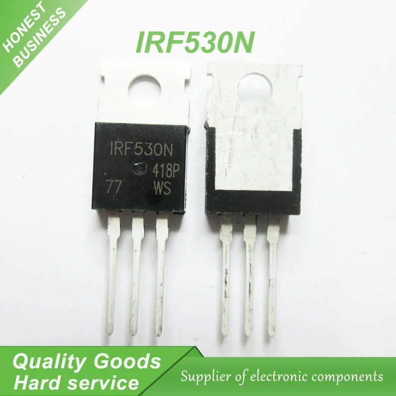 50PCS IRF530N IRF530 IRF530NPBF MOSFET MOSFT 100V 17A 90mOhm 24.7nC TO ...
