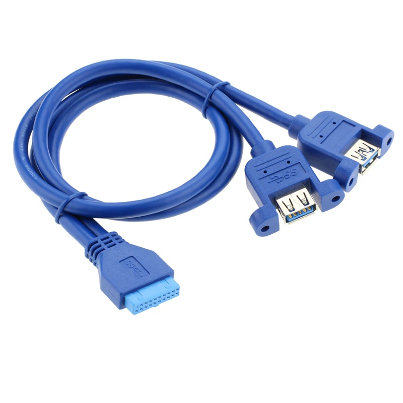0-5m-19pin-female-header-to-Dual-USB-3-0-A-Female-port-Cable ...