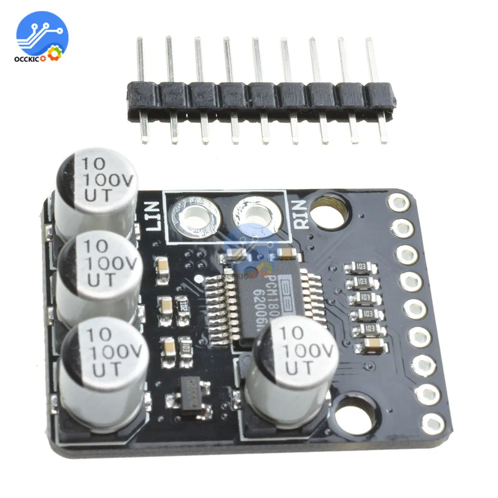 Pcm1802 Audio Stereo Amplifier Board Decoder 24bit 96 Khz Digital Pcm ...
