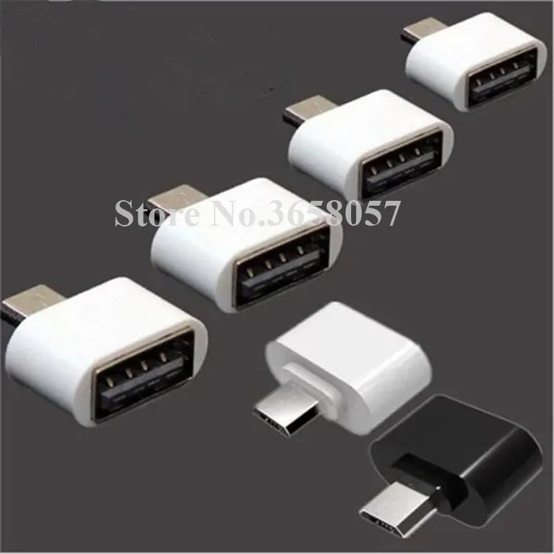 1000pcs Mini Micro Usb Otg To Usb 2.0 Mini Otg Adapter Compatible For ...