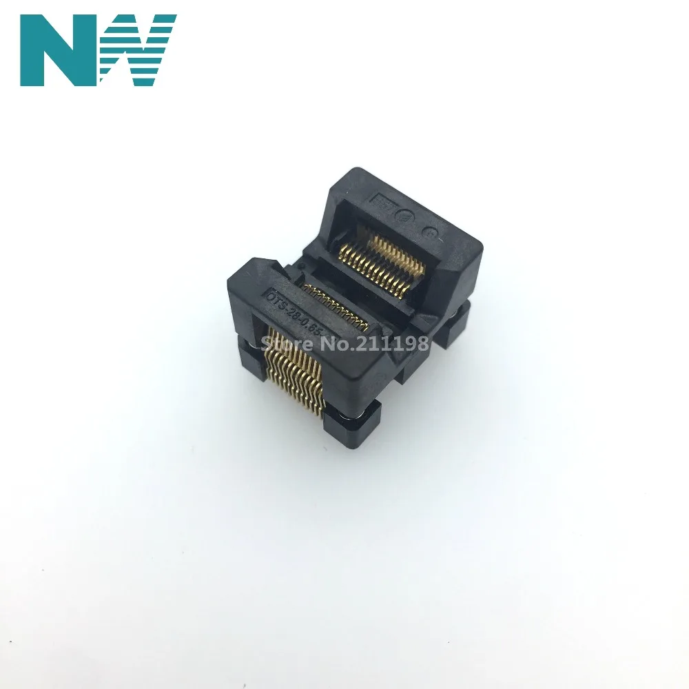 Ic Socket Tssop28 To Dip28 Ic Test Block Ots-28-0.65-01 Programmer ...