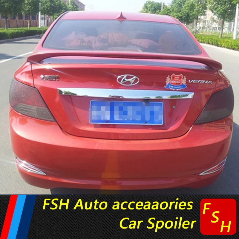 Hyundai verna için spoiler accent spoiler 2011 2015 verna/accent B ...