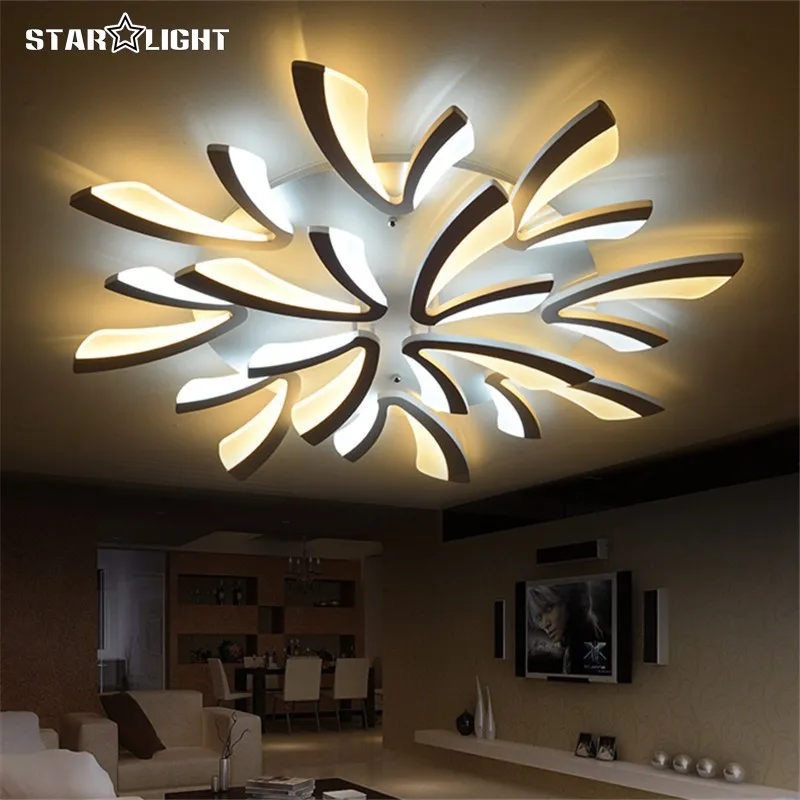 Remote control home ceiling lights modern Double color led ceiling ... Remote control home ceiling lights modern Double color led ceiling ...