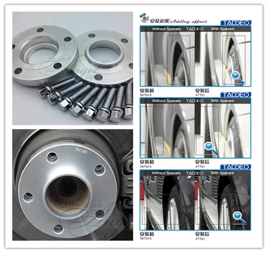 A pair (2 pieces) 5x110 is 65.1mm, wheel adapter, spacers, suitable for ...