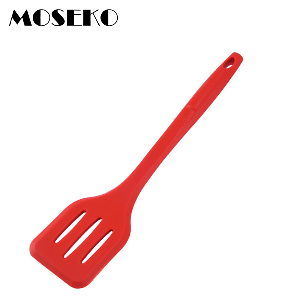 MOSEKO-Nonstick-silicone-slotted-turners-pot-shovel-cooking-spatula ...