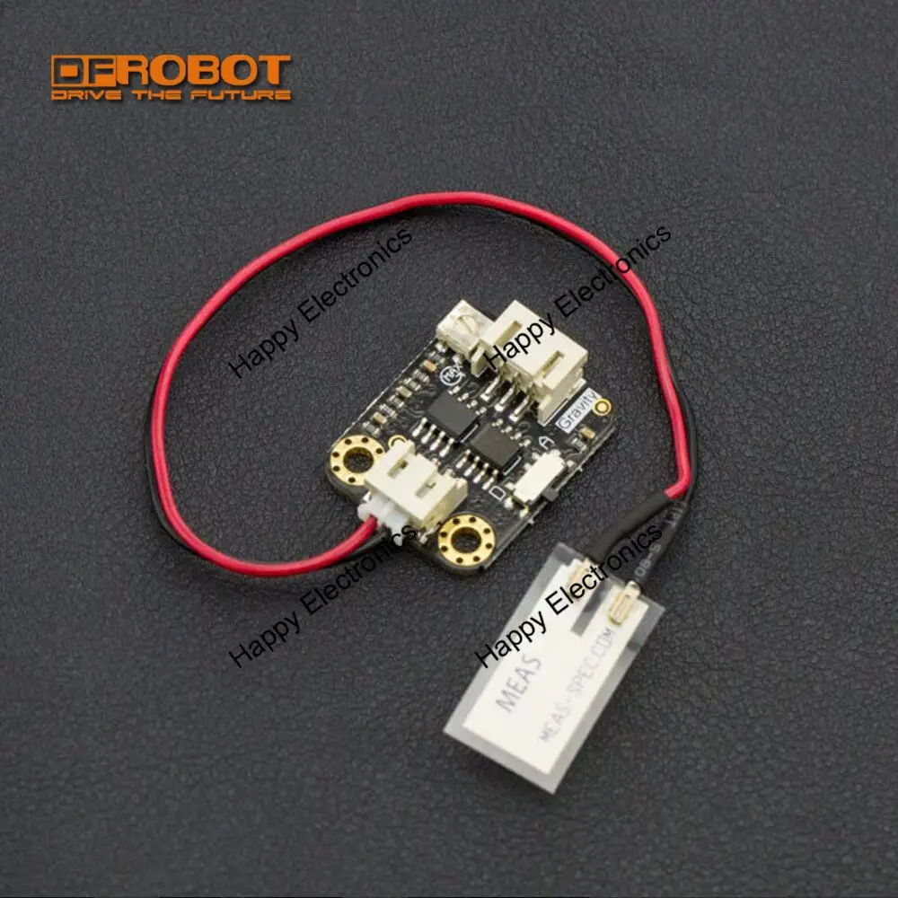 DFRobot Genuine Gravity series Flexible Piezo Film Vibration/touch/impact Sensor, 5V 0.001 ...