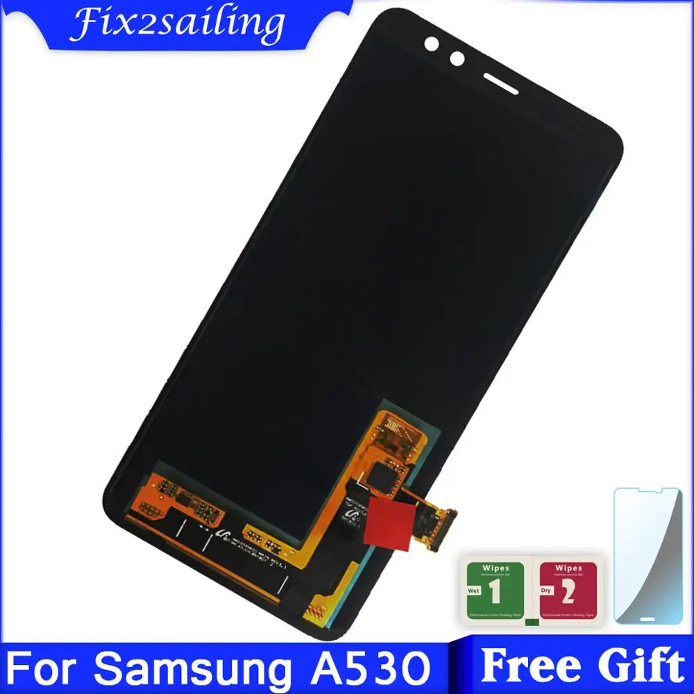 Super Amoled Lcd For Samsung Galaxy A8 2018 A530 Lcd Display Touch ...