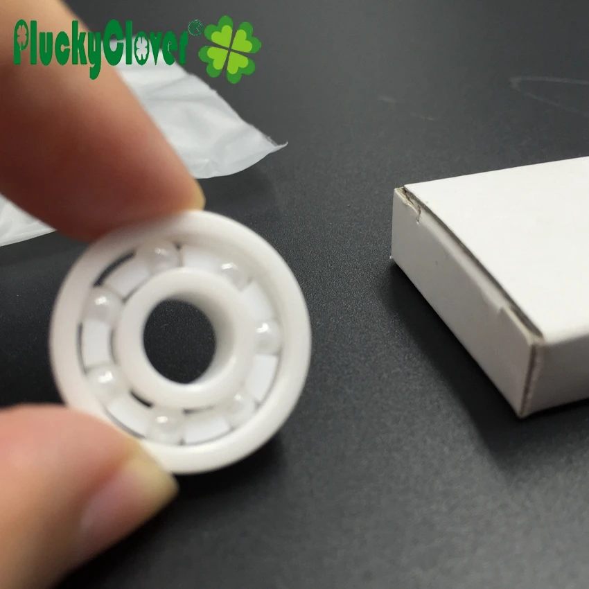 1 adet 608 tam seramik Zro2/Si3n4 rulman Fidget Spinner seramik rulman ...