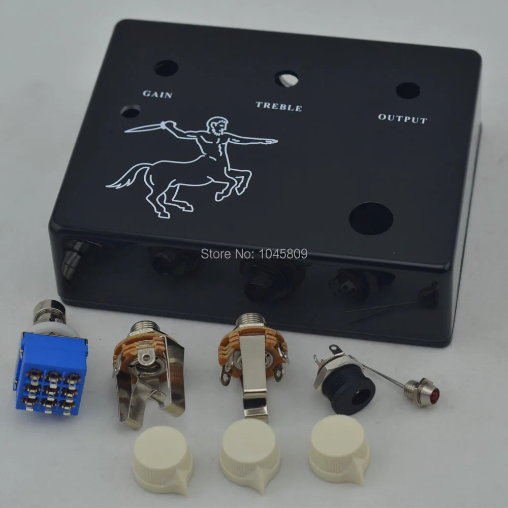 DIY Guitar Pedals Aluminum Pedals Box Foot Pedal Switch Interface knobs ...