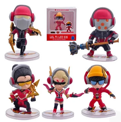 9cm LOL Jax Leesin Zed Zyra Vayne Q Version PVC Action Figure Model ...