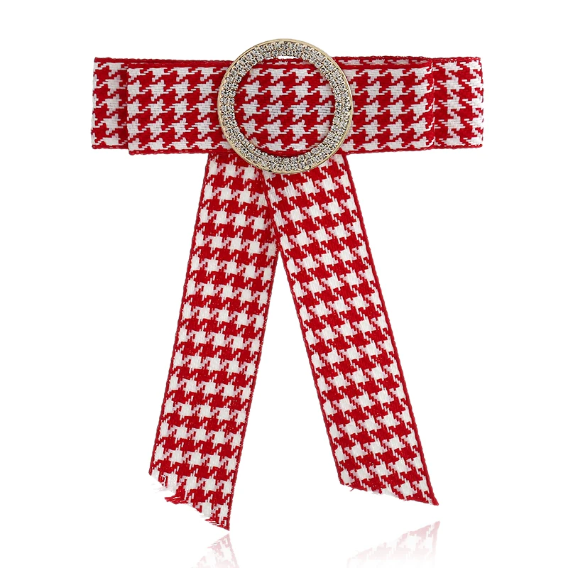 Aliexpress.com : Buy New Crystal Cravat Bow Tie Plaid Butterfly Women's ...