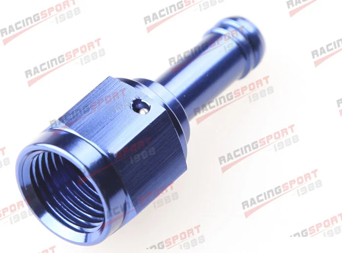 Straight 6AN AN6 AN 6 Female to 5/16" (8mm) Barb hose Adapter Fitting ...