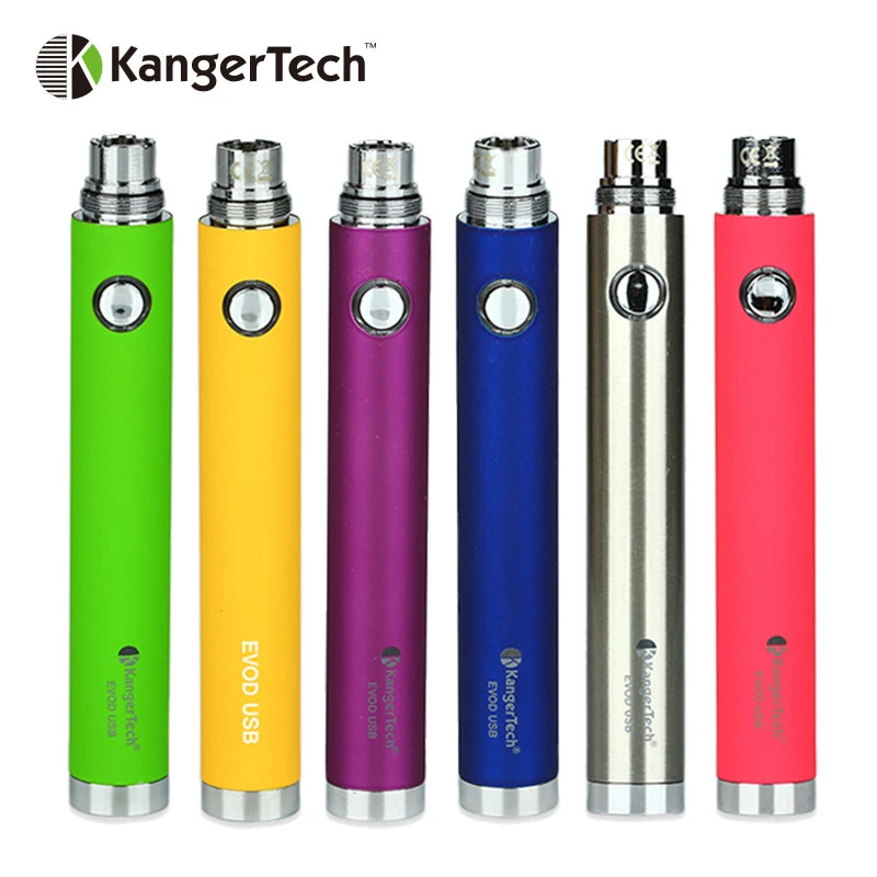Clearance Kangertech EVOD Battery 650mAh USB Passthrough Battery EGo ...