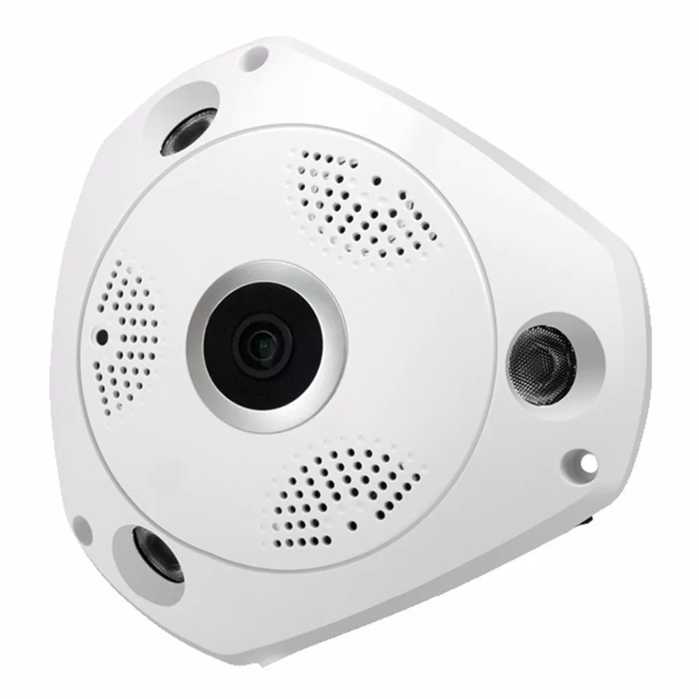 360 Degree Panoramic Fish Eye IP Camera WiFi HD 960P Home Surveillance ...