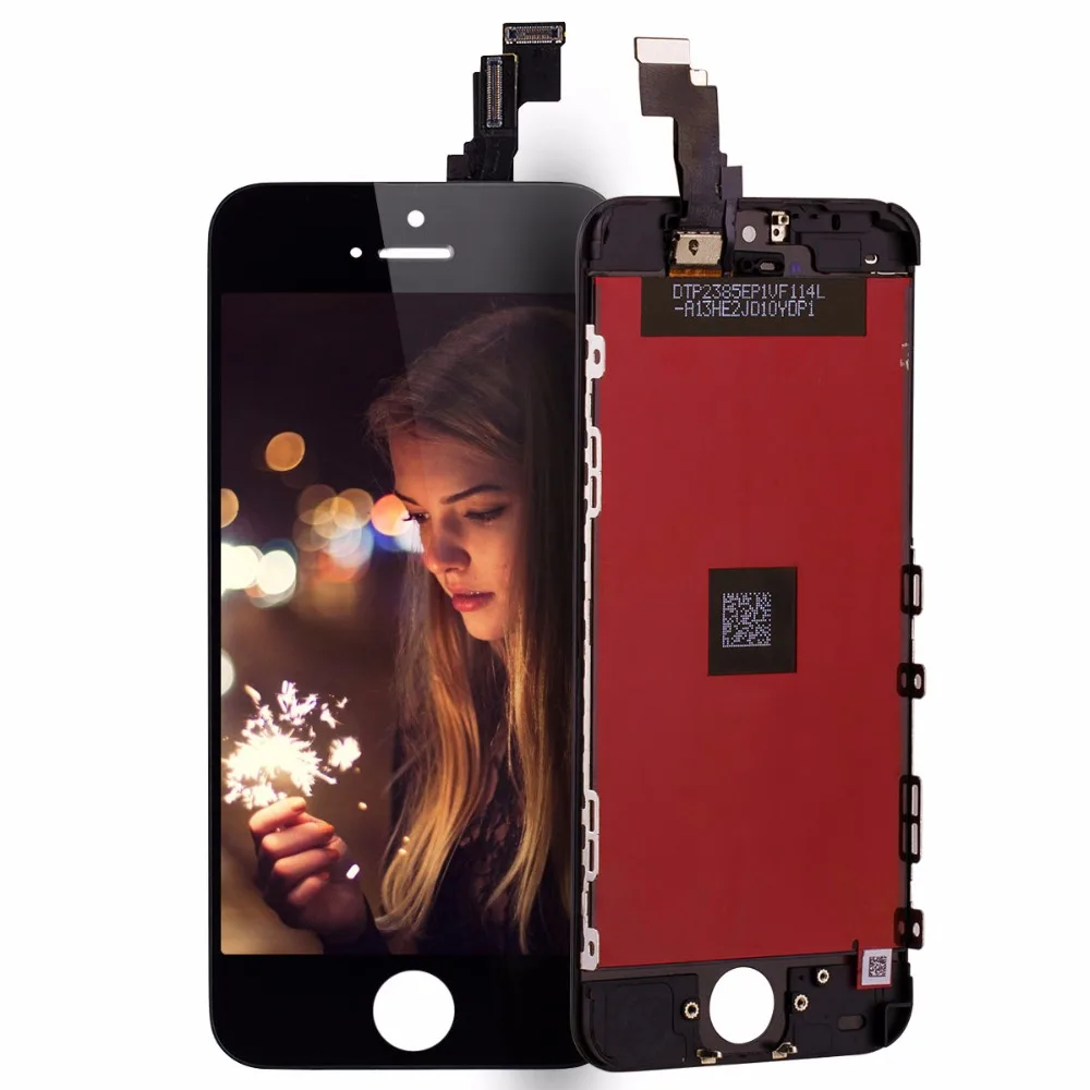100% Brand New AAA quality Black Front Touch Screen Digitizer + LCD ...