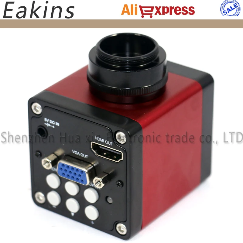 13MP 1/3" CMOS Industry Microscope Camera HDMI VGA Outputs 60F/S 720P ...
