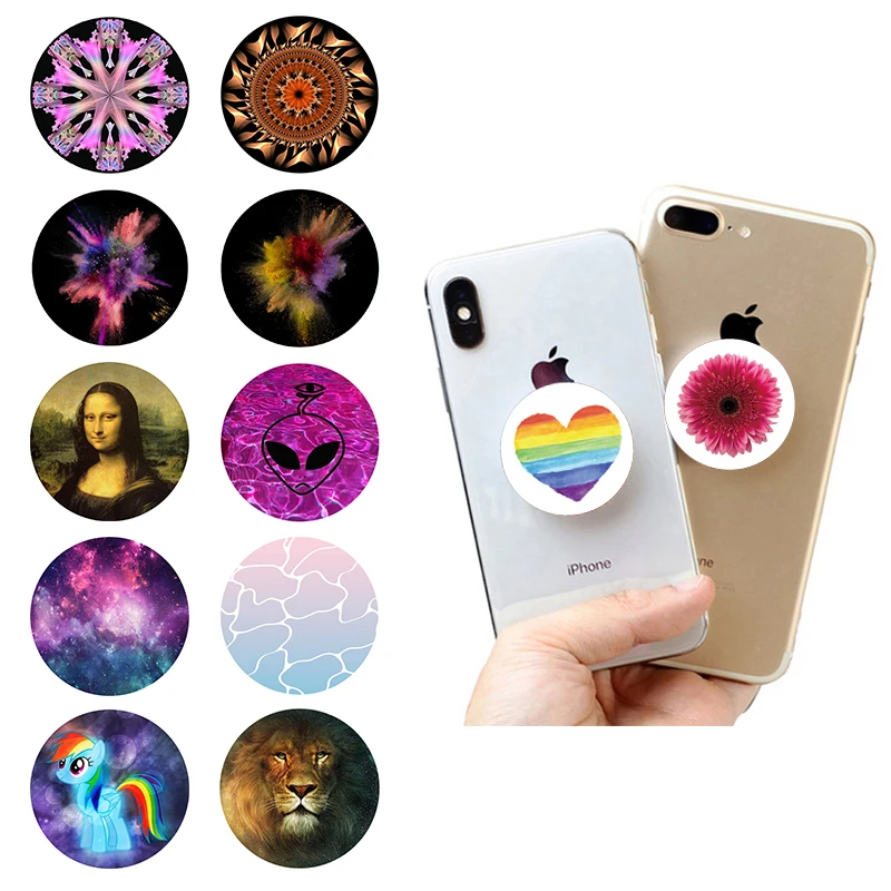 Pop Socket Mobile Phones Art Famous Phone Ring Holder Expanding Stand ...