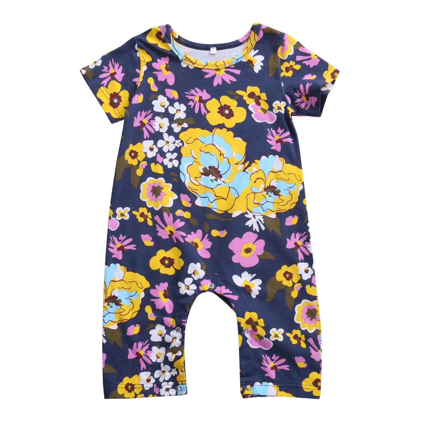 Décontracté Nouveau Né Enfants Bébé Barboteuses Bébé Filles Floral ...