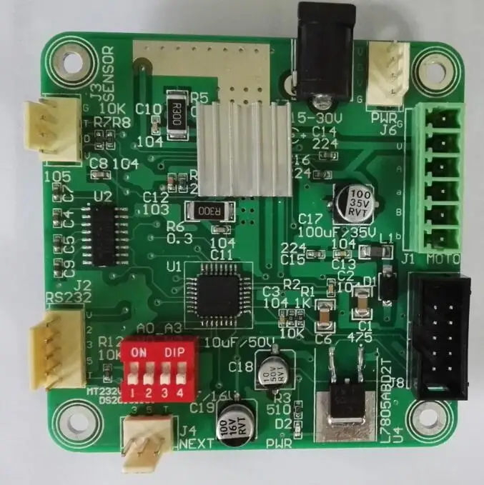 Rs232 Stepper Motor Control Panel Stepper Motor Driver Board Serial 64 Subdivision