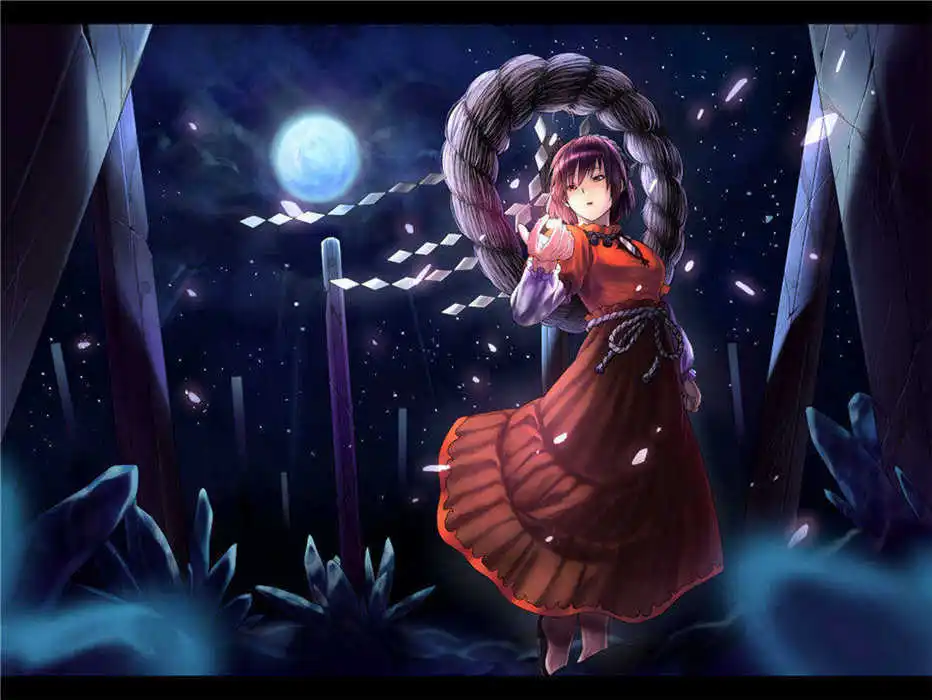 Custom TouHou Project #9 Anime Wall Poster Size 27x40cm Wall Sticker ...