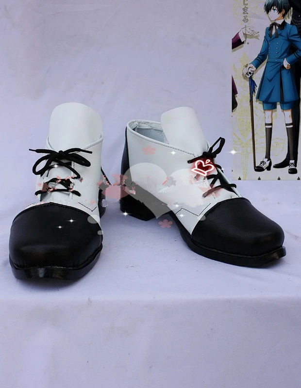 Black Butler Ciel Phantomhive Cosplay Shoes Anime Shoes Tailor-made ...