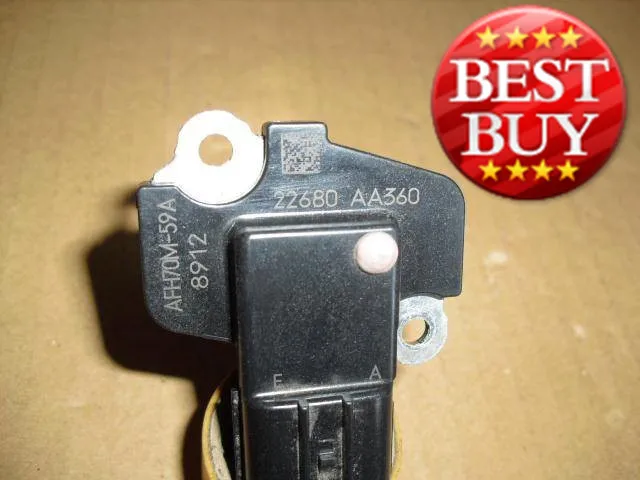 Mass Air Flow Sensor Meter MAFS 22680 AA360 22680AA360 AFH70M 59A FOR ...
