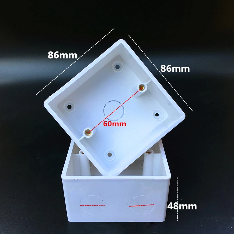 Wall Mounted Junction Box Recessed Electrical Box With Flange