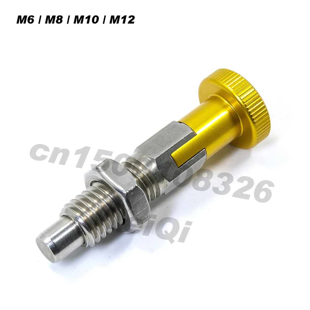 Index plunger ,Indexing plungers,spring plunger,aluminum gold knob ...