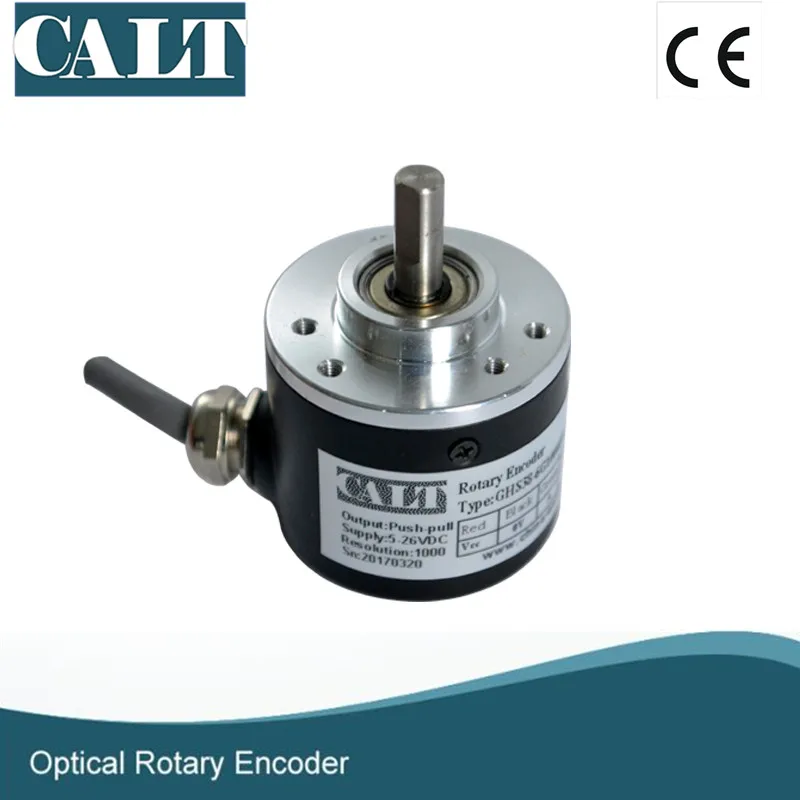 Free Shipping Ghs38 Series Incremental Optical Dightal Encoder 1024 Pulse Sensor Similar To 