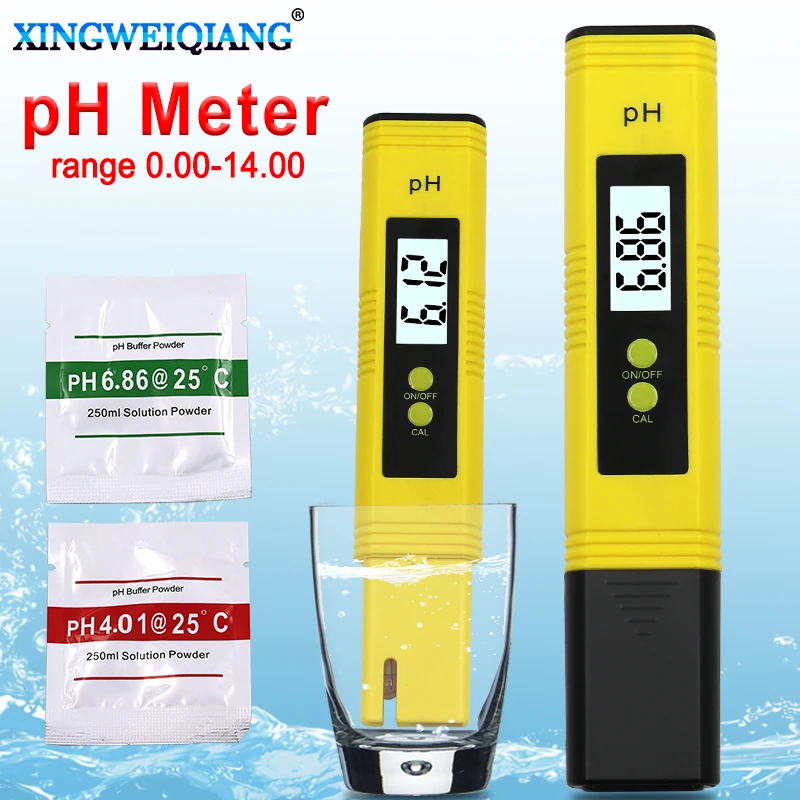 Digital Lcd Ph Meter Pen Of Tester Accuracy 0.1 Aquarium Pool Water ...