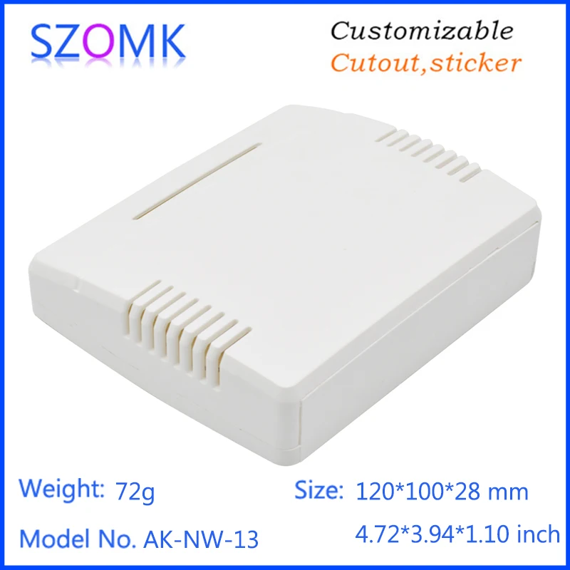 4 Pcs, 120*100*28mm Wall Mounting Wifi Plastic Router Enclosure Housing ...