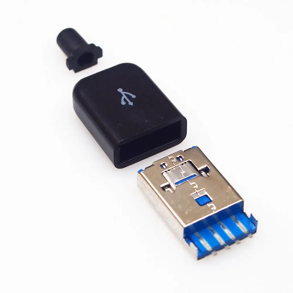 5set-USB2-0-male-Plug-Mike-Micro-usb-male-plug-connector-OTG-2-IN-1 ...