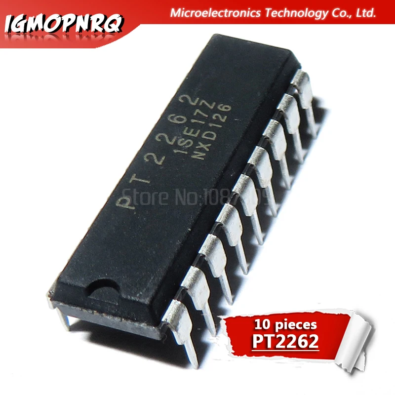 10pcs Pt2262 Dip-18 Encoding Decoder Ic New Original - Integrated ...
