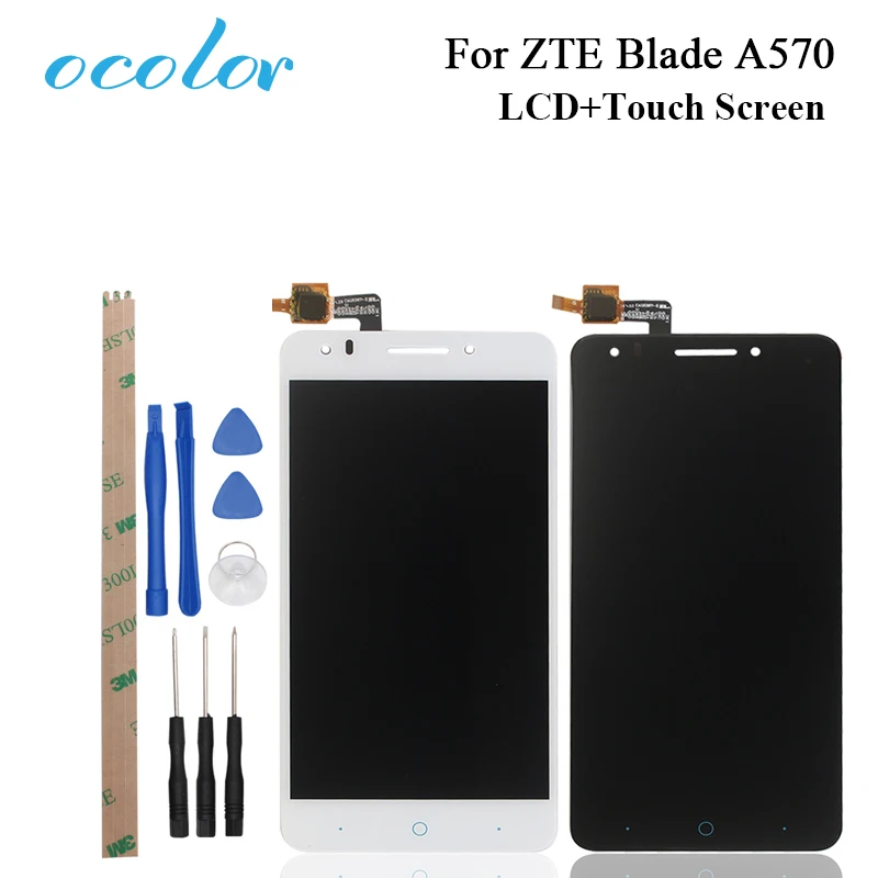 ocolor For ZTE Blade A570 T617 A813 LCD Display and Touch Screen ...