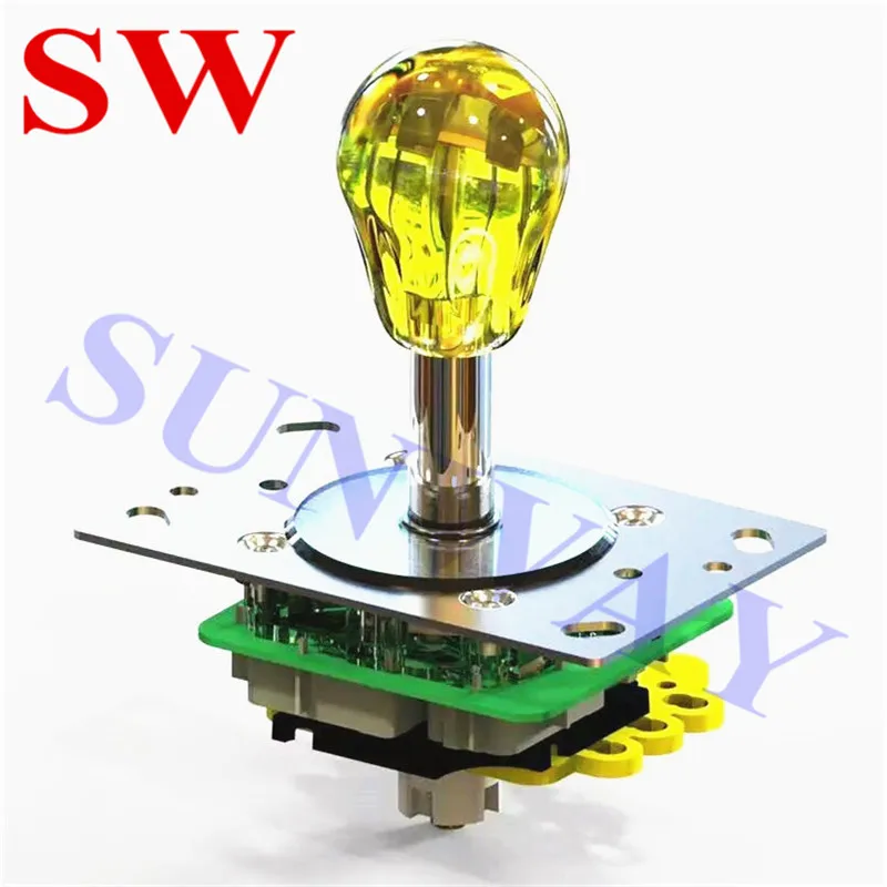 2 pcs LED colorful light flashing Illuminated joystick Joystick for ...