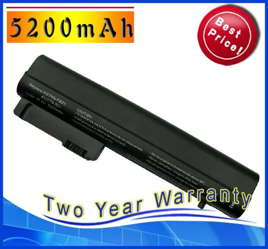 5200mAh Battery for HP Compaq 2510p 2530p NC2400 NC2410 2400 HSTNN FB21 ...
