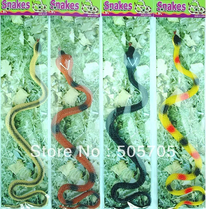 free shipping 1pc plastic snake model great fun animal toys non toxc ...