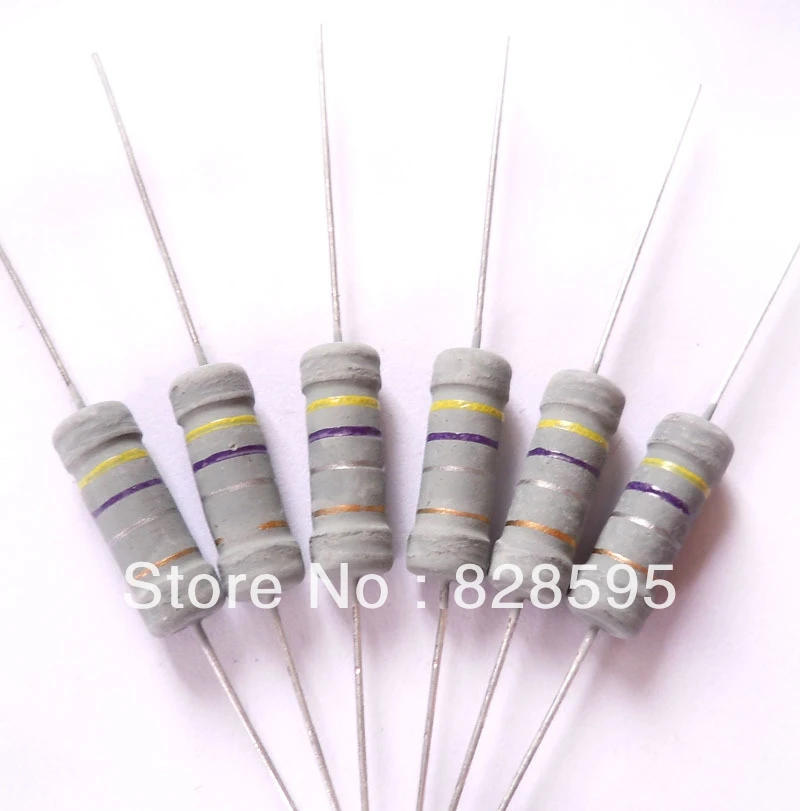 2w 0.47 Ohm 0r47 Ohm 100% Original New Fixed Resistor Metal Oxide Film ...