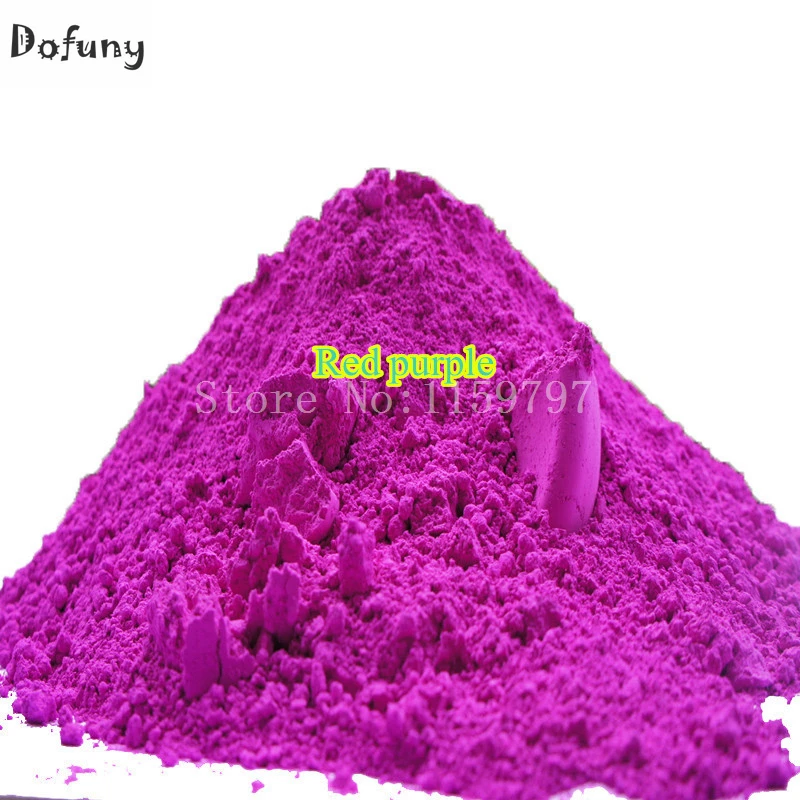 Red Purple Color Shiny Fluorescent Powder ,Phosphor Pigment Powder For ...