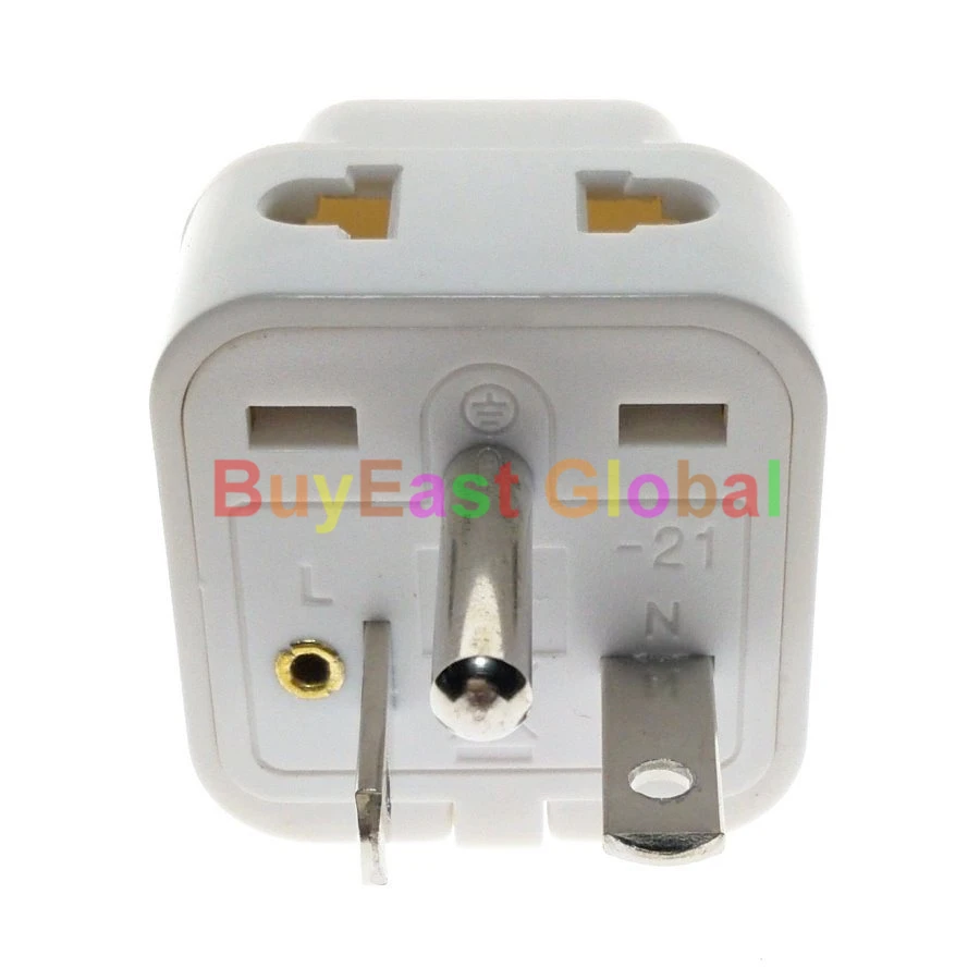 (1 PC) US NEMA 6 20P (2 Multi Outlet) Electrical Plug Adapter AC 208 ...