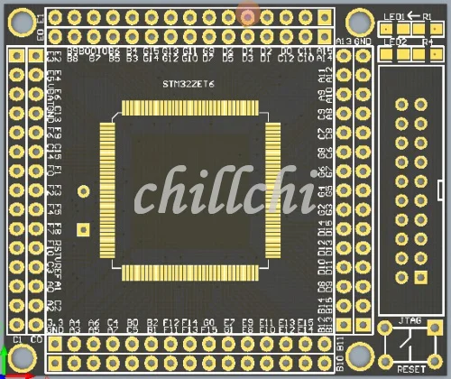 ZGT6 STM32F103ZET6/STM32F407ZET6 minimum system board core board space ...