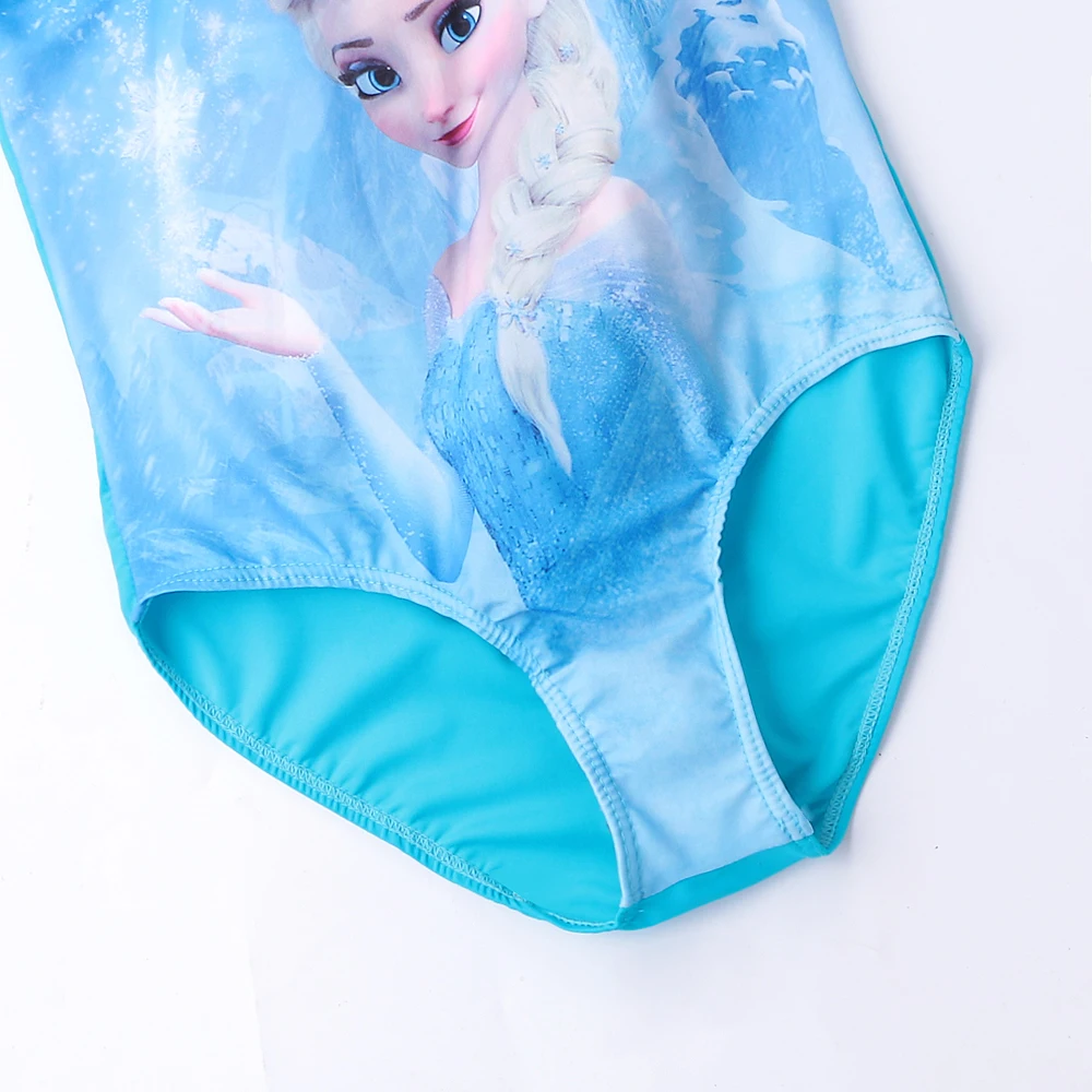 Princess Elsa Anna Bathing Suit Kids Girls Swimwear Bikini Swimsuit