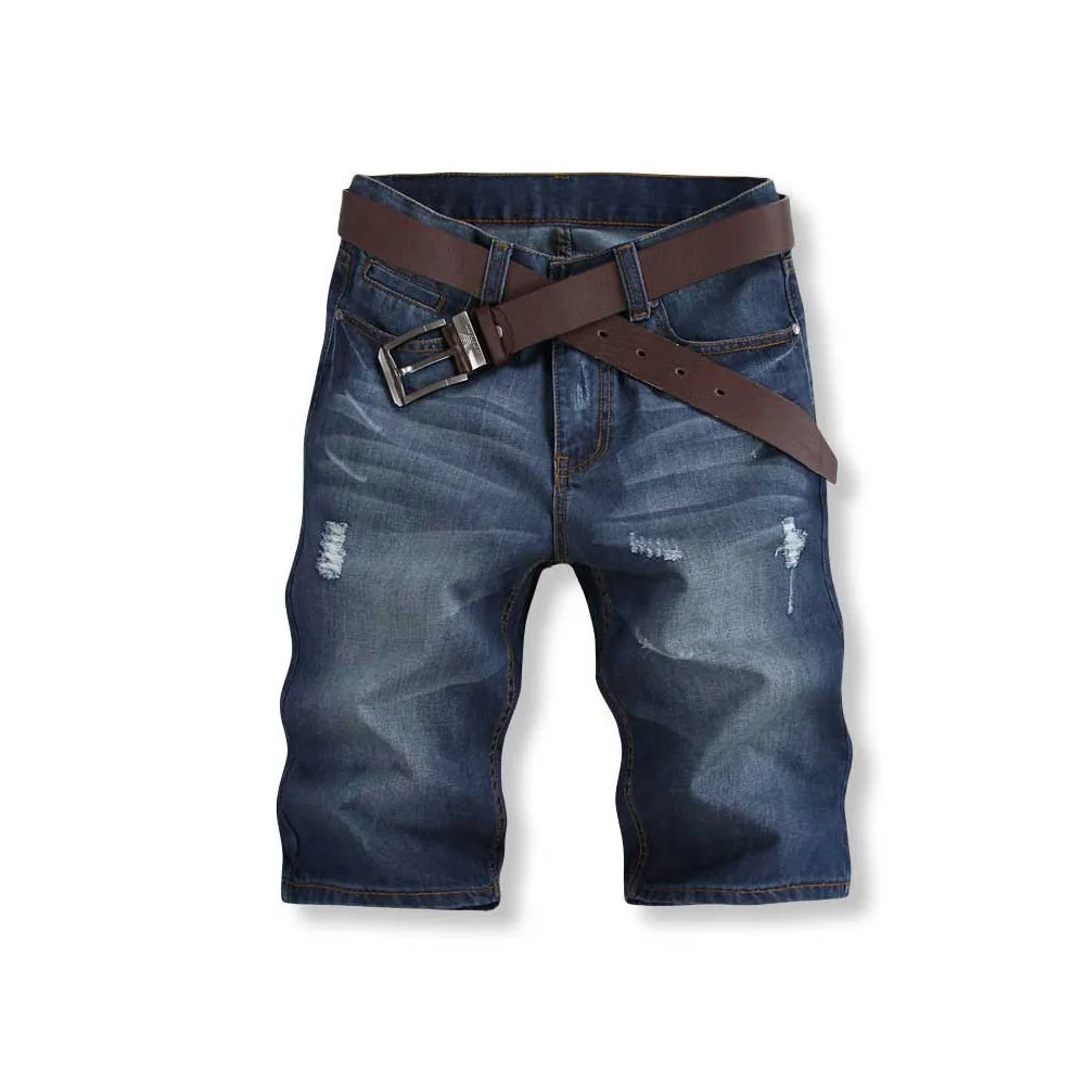 2016 Short Jeans Men New Classic Straight Summer Fashion Thin White ...