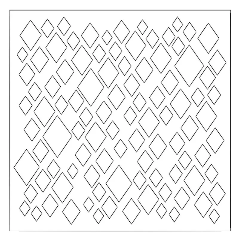 Diamond Shape Stencil