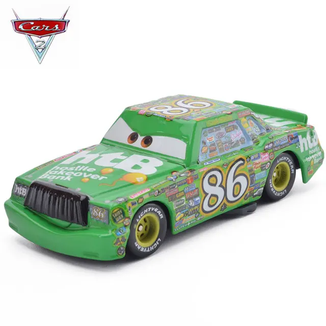 Disney Pixar Cars 2 3 HTB Hostile Takeover Bank Chick Hick No. 86 Alloy ...