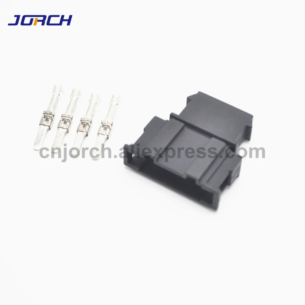 5 세트 4 핀 2.8mm 폭스 바겐 골프 6 미등 소켓 플러그, 191972714 자동차 와이어 하네스 커넥터 191 972 ...