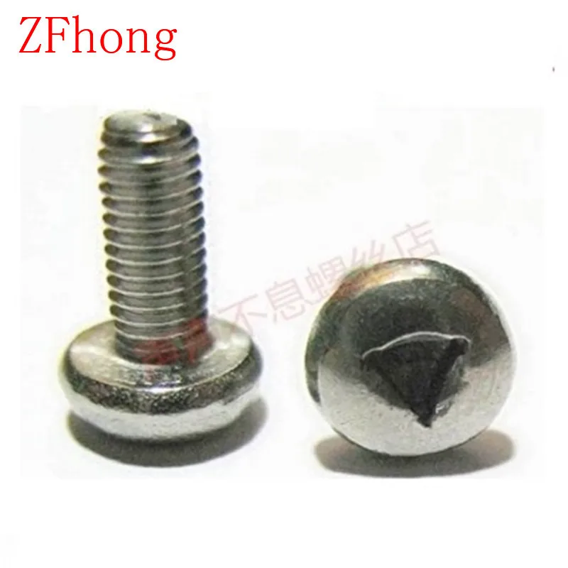 100pcs-lot-M3-M4-6-8-10-12-16-Stainless-Steel-A2-Triangle-drive-Pan ...