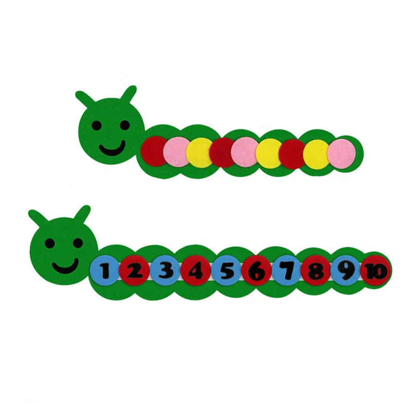 Funny Number Caterpillar Kids Arts And Crafts Toy For Children ...