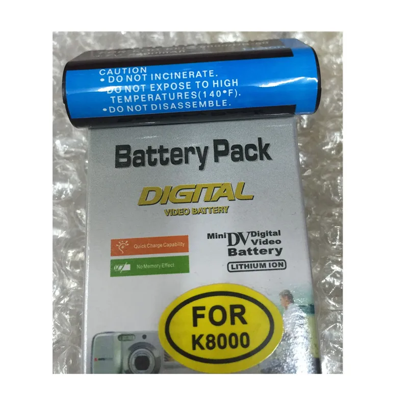 KLIC 8000 lithium batteries KLIC 8000 Digital camera battery KLIC8000 ...